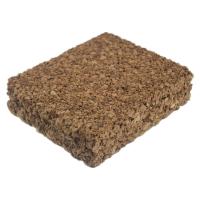 China Coarse Granule Carbonized Cork Insulation Board 100x50cm Sound Heat Insulation for sale