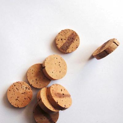 China Natural Cork Discs 26mm x 6.2mm Unvarnished Crafting Discs for Cork Stoppers for sale