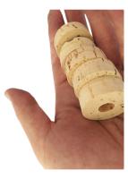 China Natural Cork Ring 1 1/4 x 1/2 Inch for Fishing Rod Handle DIY Cork Grips Waterproof Antiwear for sale