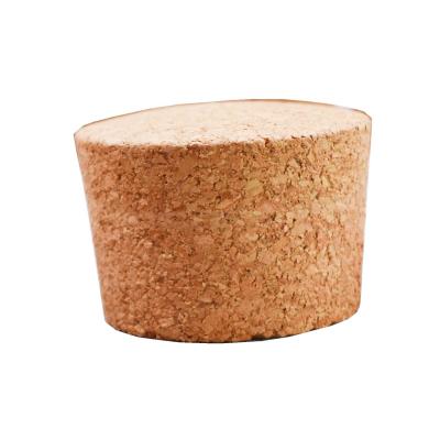 China Eco Friendly Tapered Cork Bottle Stopper Heat Insulation Damp Proof 5000pcs Custom Size for sale
