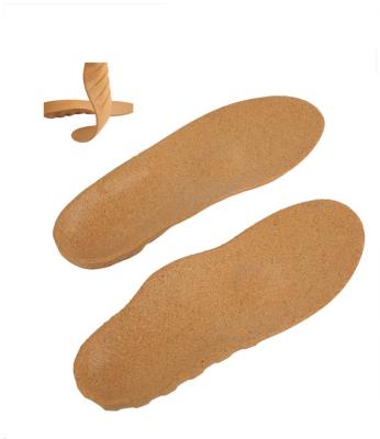 China Natural Cork Shoe Insoles Antibacterial Sandals Soles Absorb Vibrations Breathable Eco Friendly for sale