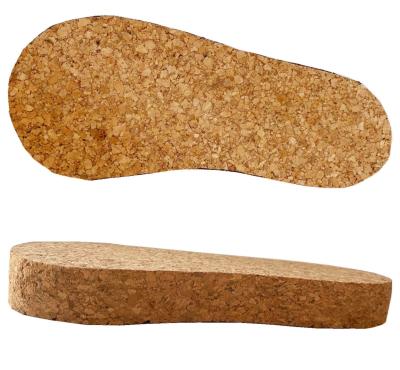 China Tearproof Natural Cork Sole Wedges Insoles Flexible Lightweight 5000pcs Anti-Static for sale