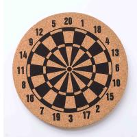 China BSCI Durability Cork Dart Board Backboard Wall Protector Dia12'' 17'' for sale