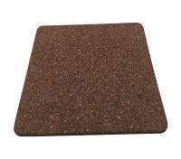 China Square Dark Cork Placemats 24x24cm Multiuse For Pottery Barn for sale