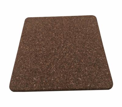 China Square Dark Cork Placemats 24x24cm Multiuse For Pottery Barn for sale