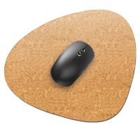 China Natural Cork Mouse Pad 3mm 4mm Round Edge Oilproof Waterproof Reduces Noise Eco Friendly for sale