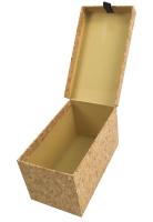 China Eco Friendly Cork Storage Box with Cover Customizable Desk Organizer 500pcs MOQ for sale