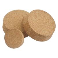 China Natural Cork Lid Glass Jar 100% Food Grade Tapered Stopper Good Sealing 3.48 Inch for sale