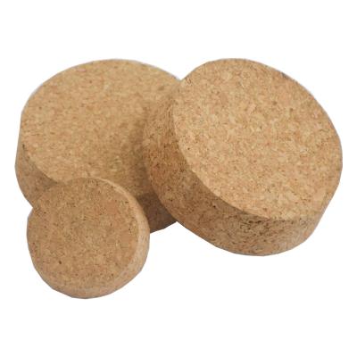 China Natural Cork Lid Glass Jar 100% Food Grade Tapered Stopper Good Sealing 3.48 Inch for sale