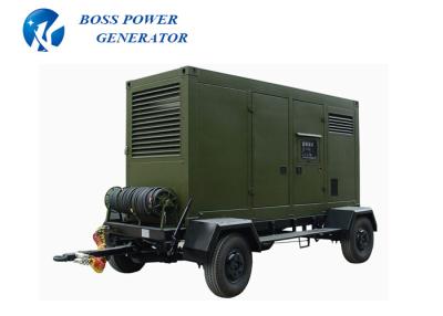 China 9-200KVA Trailer Diesel Generator Compact Structure Cabinet Design Space Saving for sale