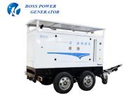 China 9-200KVA Trailer Diesel Generator Compact Structure Cabinet Design Space Saving for sale