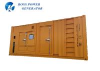 China Containerized  Perkins Diesel Generator 1250 KVA High Performance Closed Circuit Cooling for sale