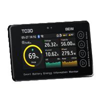 China TC30 3.0 Inch RV Battery Monitor High Resolution RV Battery Indicator Touchscreen BT/WiFi for sale