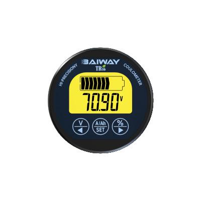China TR16 Forklift Industrial Vehicle Battery Monitor 8-120V 0-500A LFP For Lead Acid Sodium Ion Battery for sale