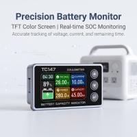 China TC147 Shunt Based Battery Monitor 1.47 Inch Color Screen 8-80V DC 0-150A for sale