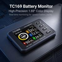 China TC169 1.69'' Color LCD Battery Capacity Indicator SOC Voltage Current 1% Accuracy 0-150A for sale