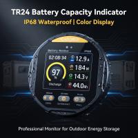 China TR24 IP68 Waterproof TFT Color Screen Battery Capacity Indicator 8-100V 0-500A for sale