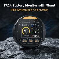 China TR24 IP68 Waterproof TFT Color Screen Battery Shunt Monitor for SOC Monitoring for sale
