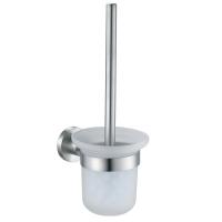 China Polished  Finisher  Sus304 Bathroom Toilet Cleaning Brush And Holder for sale