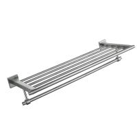 China Multifunction Stainless Steel Towel Bar 60cm Towel Rack Sus 304 Towel Holder for sale