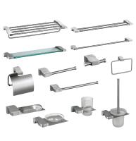 China Hotel Modern Bathroom Hardware Sets Luxury Bathroom Fitting Sus 304 Stainless Steel for sale