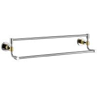 China 630mm Double Bathroom Towel Bars Satin Polished Nickel Hand Towel Bar for sale