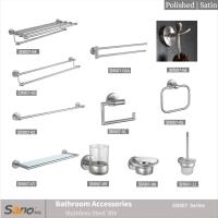 China 11 Piece Bathroom Hardware Set Chrome Polished Stainless Stee 304l Silver Bathroom Fittings for sale
