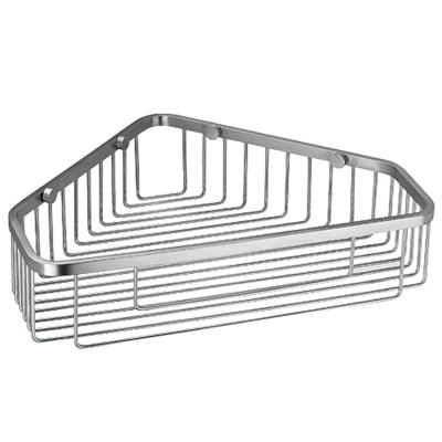 China Corner Bathroom Storage Baskets Rustproof SUS304 Stainless Steel Shower Shelf for sale