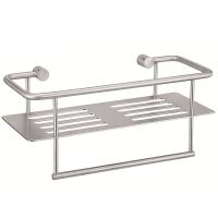 China Exquisite Craftsmanship Bathroom Organiser Caddy Basket Shelf Polishing Stainless Steel 304 for sale