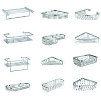 China SUS304 Bathroom Wire Basket Stainless Steel Bath Shower Caddy Waterproof for sale
