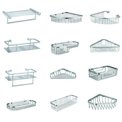 China SUS304 Bathroom Wire Basket Stainless Steel Bath Shower Caddy Waterproof for sale