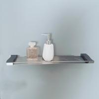 China Matte Silver SS Bathroom Accessories Shelves Satin Finish for sale