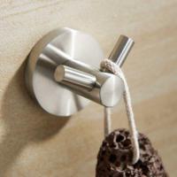 China Wall Mounted Towel Robe Hook Bathroom Metal SUS304 Shelf for sale