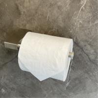 China 6.6 Inches Length Wall Mount Toilet Paper Roll Holder Satin Finished Anti Rust for sale