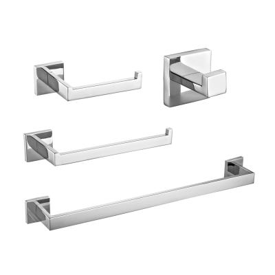China OEM Stainless Steel Bath Hardware Set 4 Pieces Easy Assembly for sale