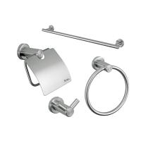 China 4 Piece Stainless Steel Bathroom Hardware Sets Luxury Rust - Proof for sale