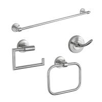 China OEM Four Pieces Bathroom Hardware Sets Washroom Fittings For Hotel for sale