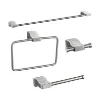 China Brushed 586mm Towel Bar Toilet Paper Holder Bathroom Accessories for sale