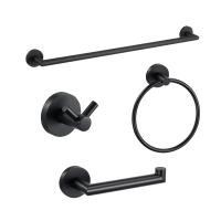 China Sustainable Bathroom Hardware Sets Chrome Bathroom Accessories 4 Pieces for sale