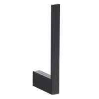China Wall Installation Toilet Tissue Paper Roll Holder Black Finish for sale