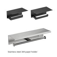 China Waterproof Smarthome Toilet Paper Holder Mobile Phone Storage Shelf for sale