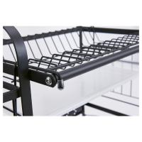 China Multi Purpose Kitchen Storage Shelves Spice Rack Organizer For Countertop Two Tier for sale