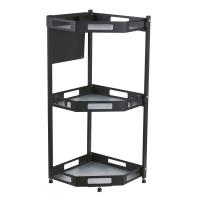 China SS201 Kitchen Corner Shelf 3 Tier Spice Rack Organizer Bathroom Storage Space Saving for sale