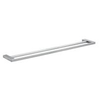 China 62.5cm SUS304 Bathroom Towel Bars Brushed Double Towel Bar Rack for sale
