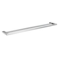 China Mirror Polished Double Towel Rod Contemporary Wall Mounted Towel Rack Sus 304 for sale
