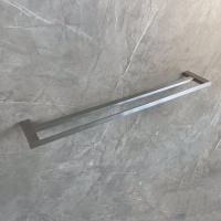China 62.5cm SUS304 Bathroom Towel Bars Brushed Double Towel Bar Rack for sale