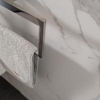 China Modern Polished Sus304 Bathroom Hand Towel Ring Lavatory Towel Holder for sale
