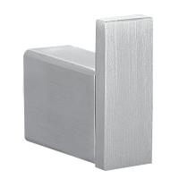 China Durable Coat And Hat Hook Home Wall Mounted Silver Robe Hook Stainless Steel for sale