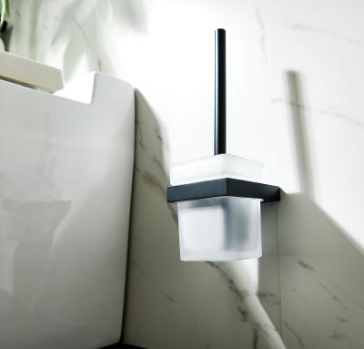 China Bathroom Bowl Cleaning Steel Toilet Brush Holders Eco Friendly for sale