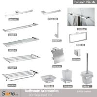 China OEM Stainless Steel Polished Bathroom Hardware Sets Bathroom Accessory Kit for sale